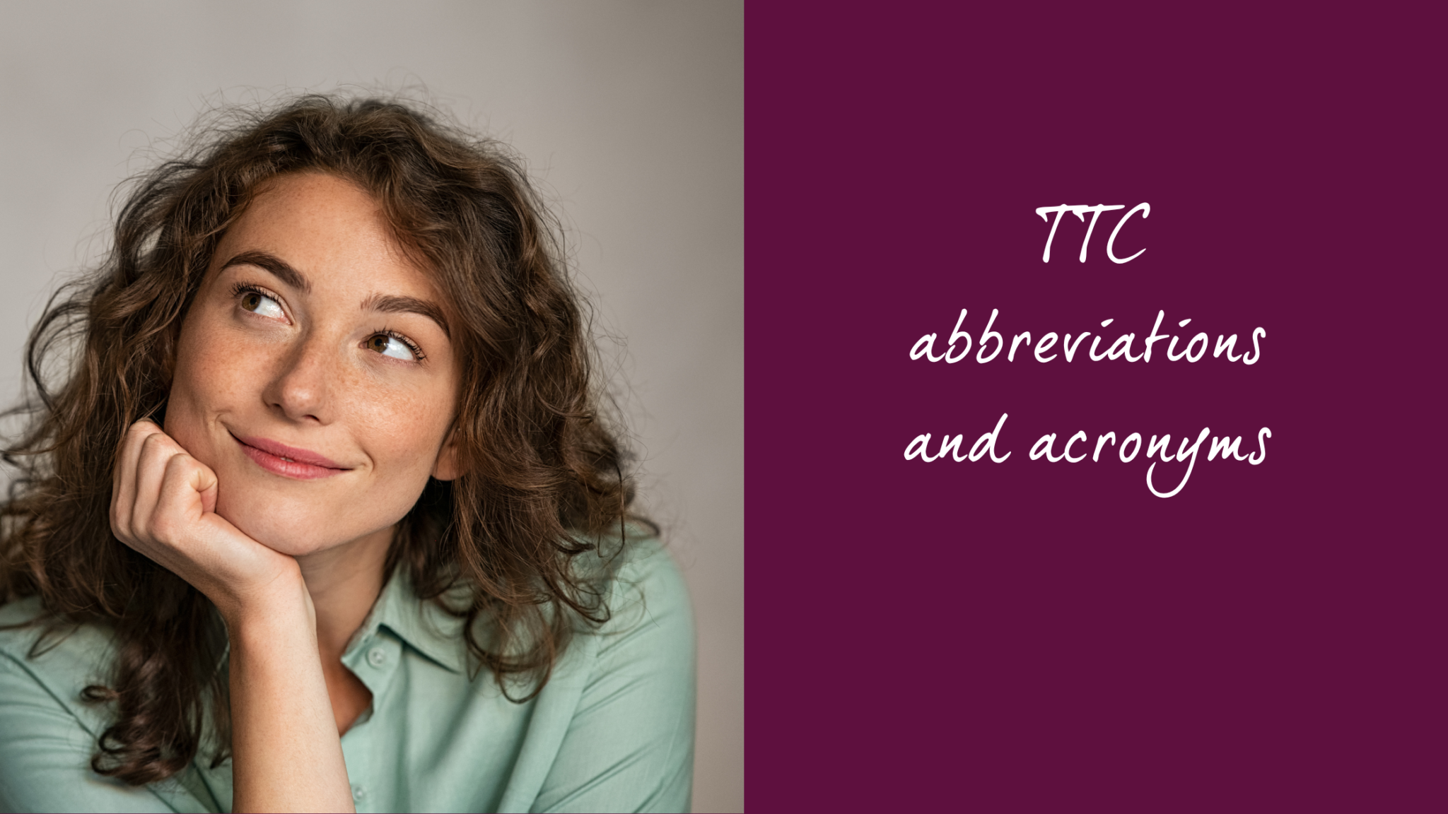 TTC Abbreviations and Acronyms - Magda Wright Fertility Coach